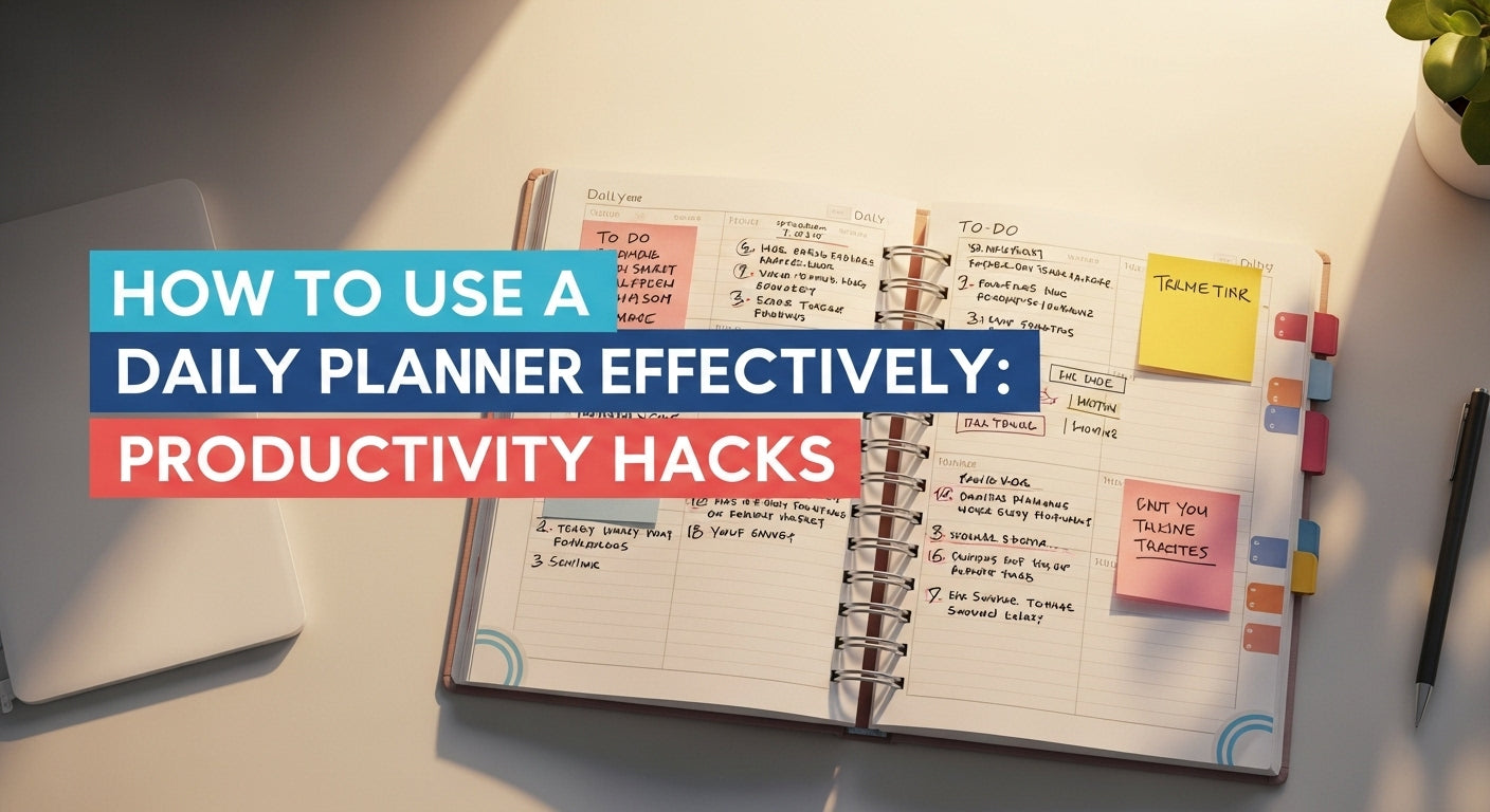 How to Use a Daily Planner Effectively: Productivity Hacks – Bbag ...