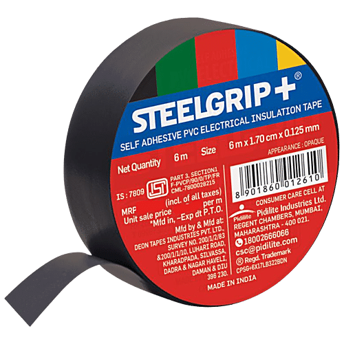 Pidilite Steelgrip PVC Electric Insulation Tape – Durable & Safe