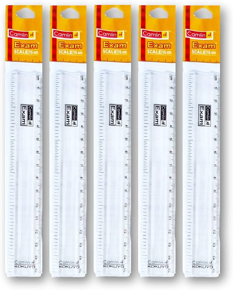 Camlin Exam Scale 15cm – Bbag | India’s Best Online Stationery Store