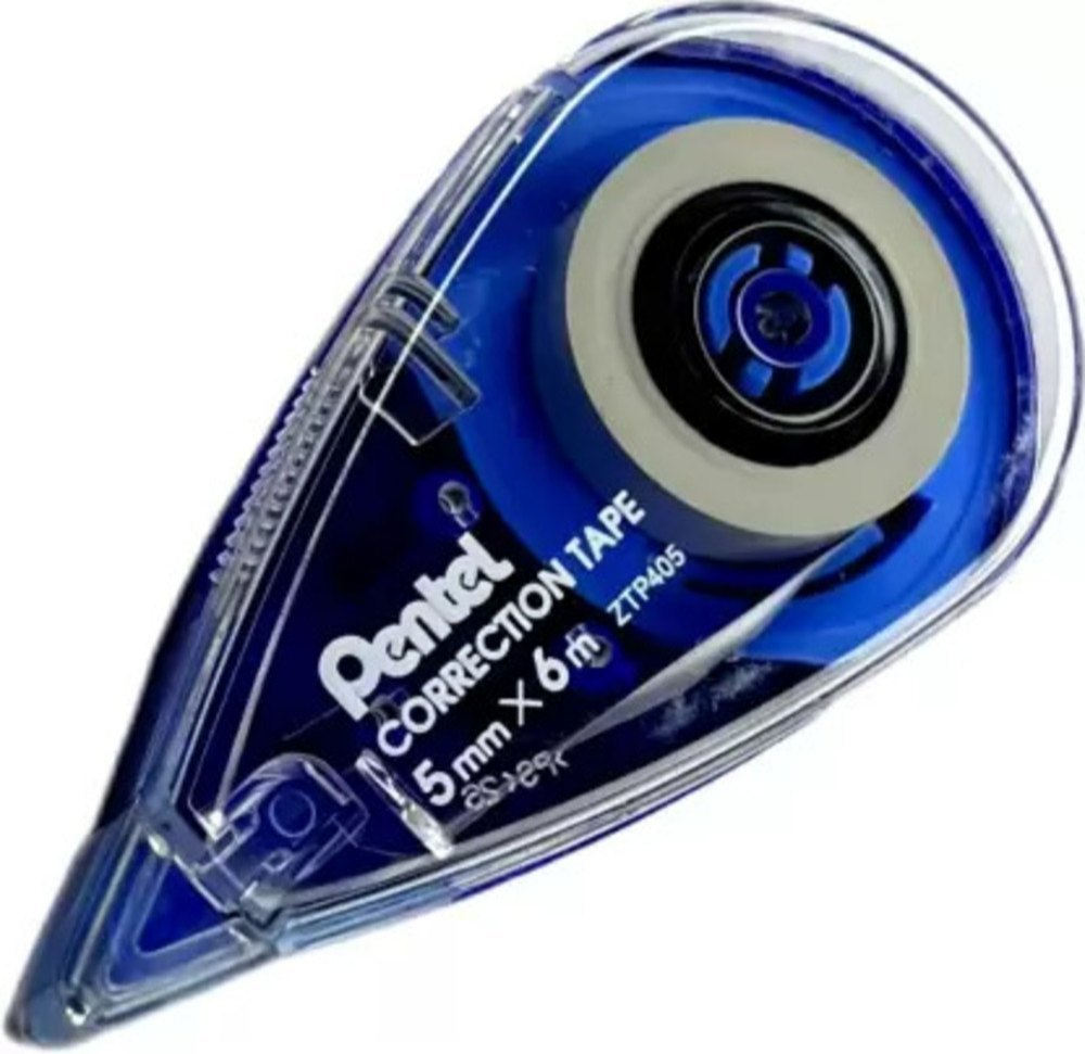 Pentel Correction Tape 6m ZTP405 – Instant, Clean, and Precise Error Fixing