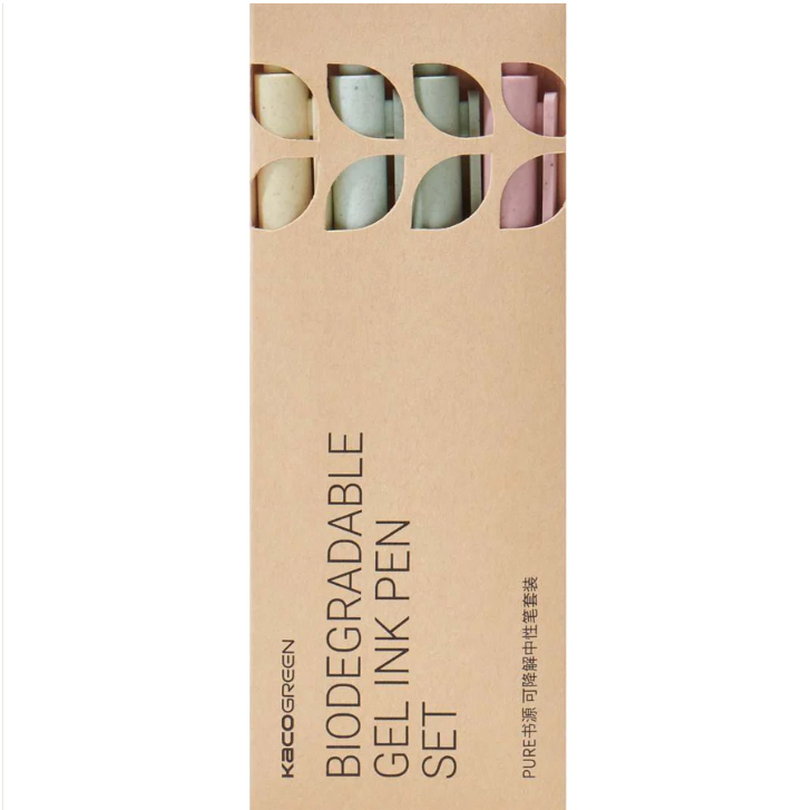 Kacogreen Pure Biodegradable Gel Pens - Sustainable Writing Choice ...