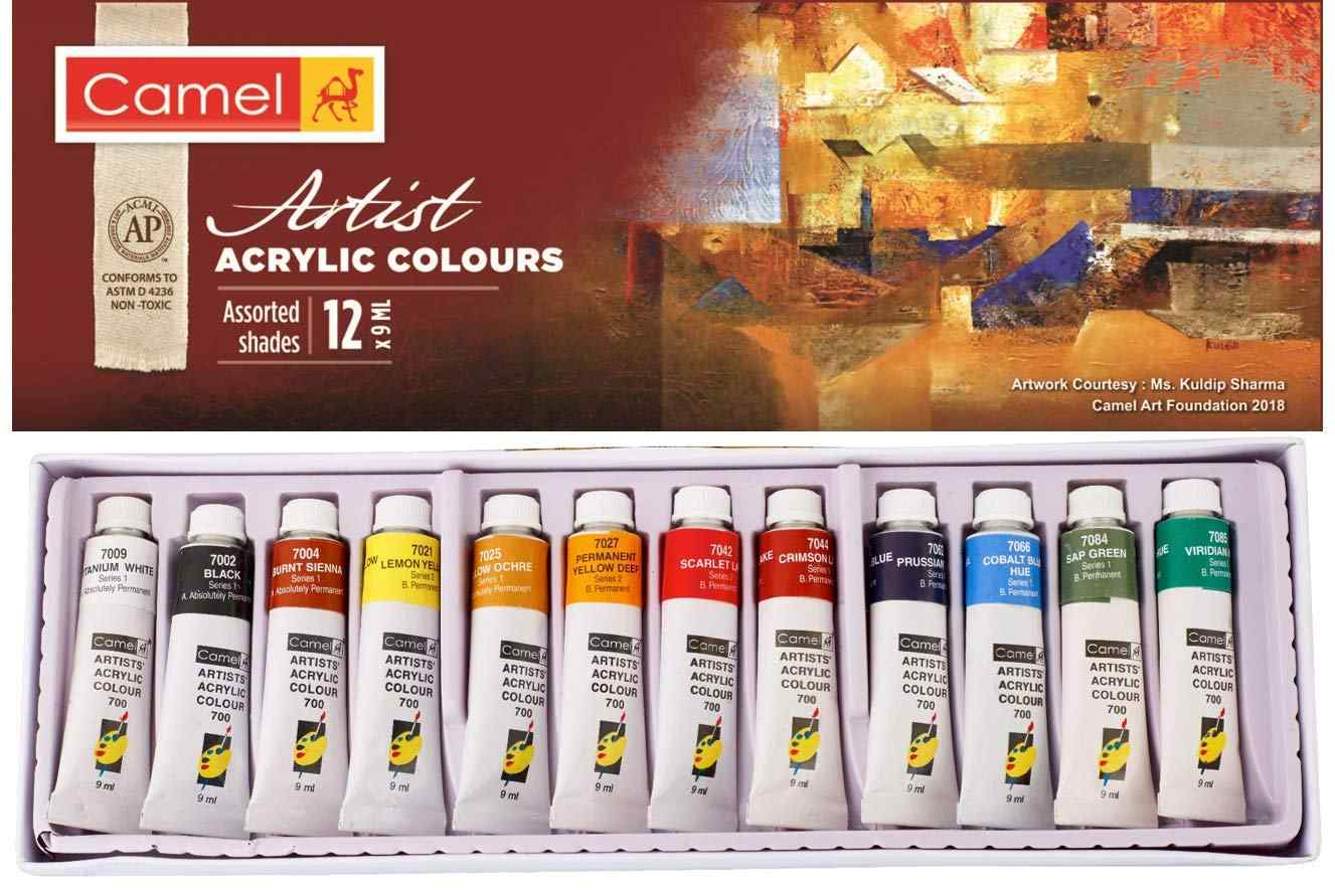 Creamy Artist Acrylic Colour 9ml Tubes: Diverse Colors