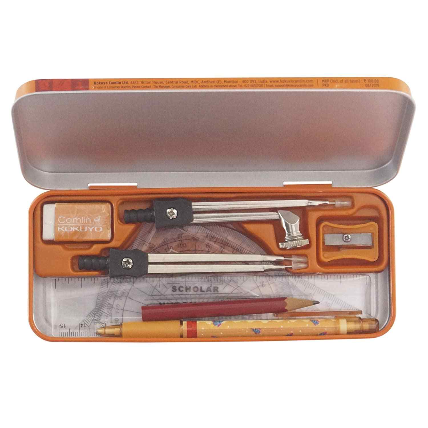 Camlin Scholar Geometry Box: Precision & Durability – Bbag | India’s ...