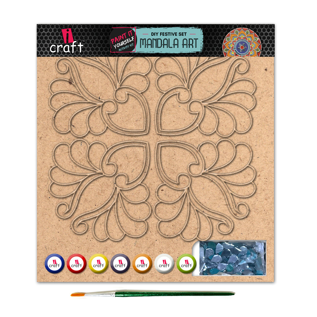 DIY Mandala Art Kit MA002: Festive Home Decor Made Easy – Bbag | India ...