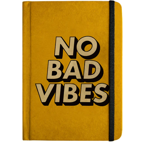 Mooch No Bad Vibes Diary – A5 & A6 Hardbound – Bbag | India’s Best ...