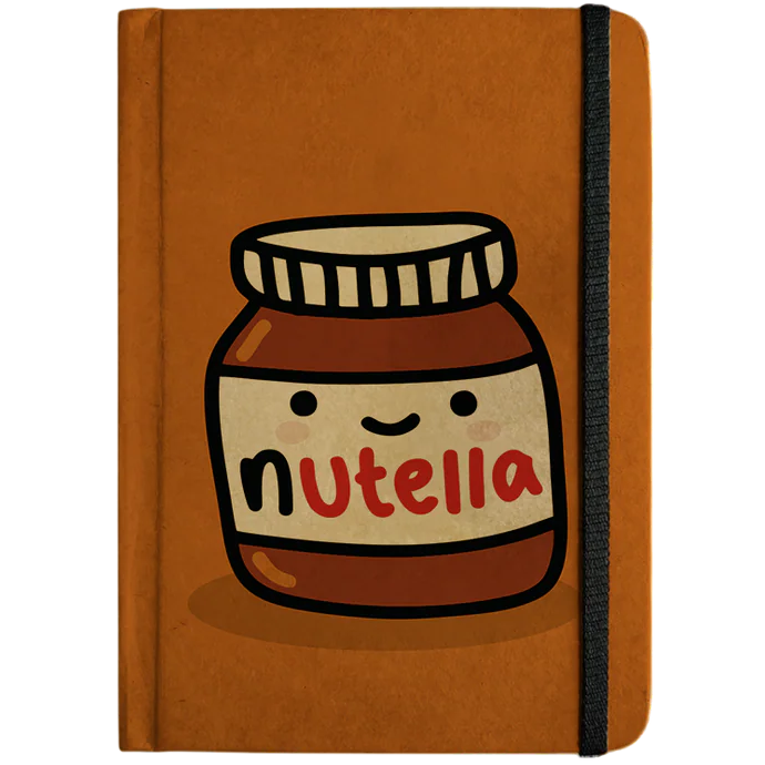 Mooch Nutella Jar Diary – Buff & Khaki Pages | A5 & A6 Hardbound ...