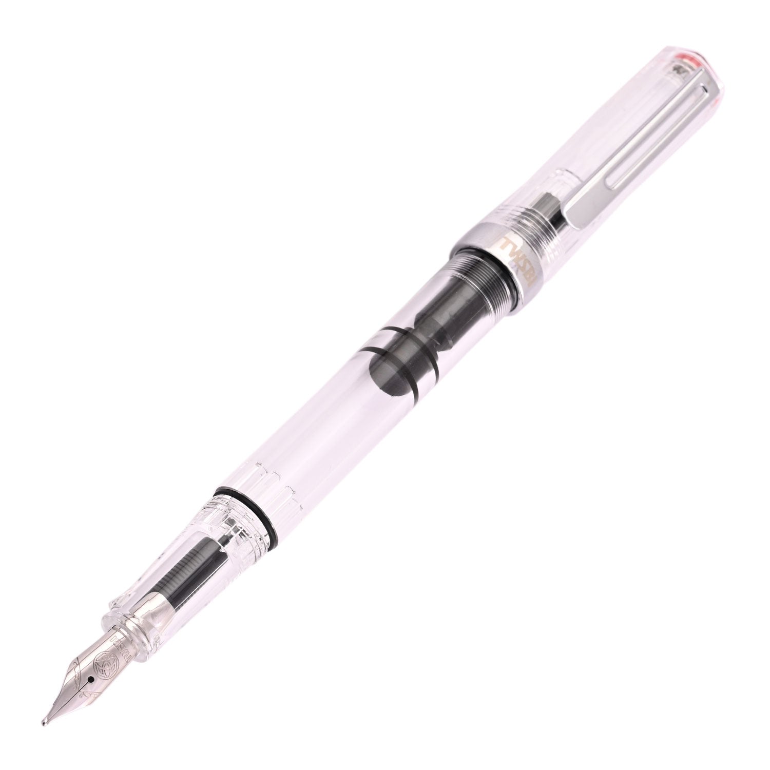 TWSBI Eco Fountain Pen - Clear Acrylic Barrel, High Ink Capacity ...
