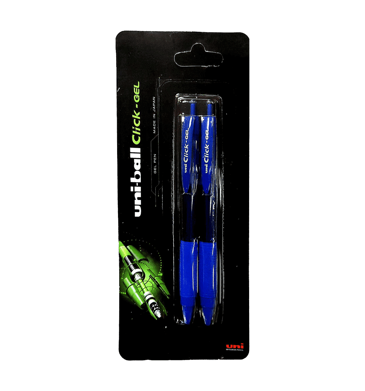 Uni-ball Click Gel Pen Blue – Set of 2 Smooth Pens – Bbag | India’s ...