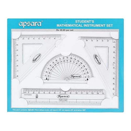 Apsara Math Instrument Box – Complete Geometry Set