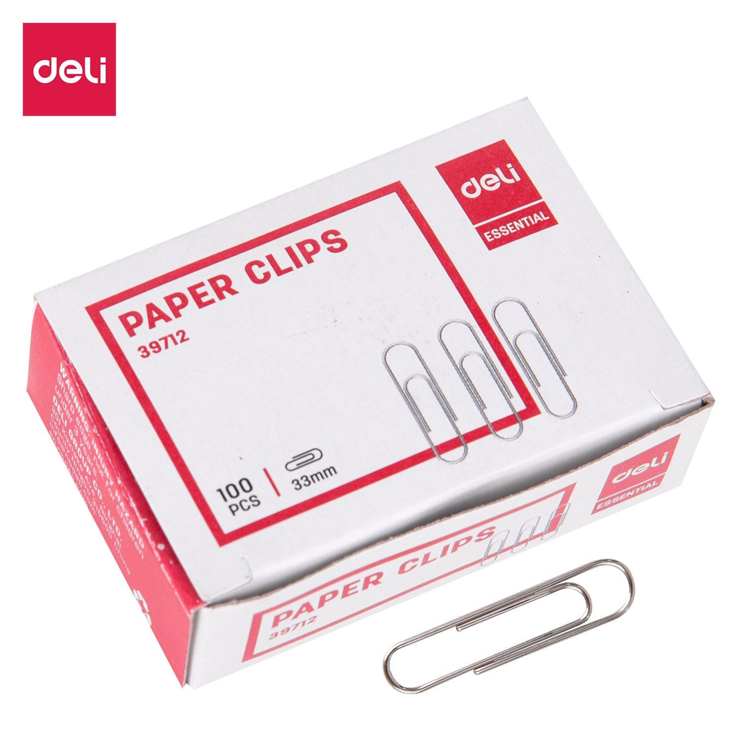Deli Silver Paper Clip-Sleek Document Fastener for daily use – MANADHAR ...
