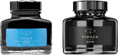 Parker Quink Ink Bottle Black-Smooth Writing, Long-Lasting Quality ...
